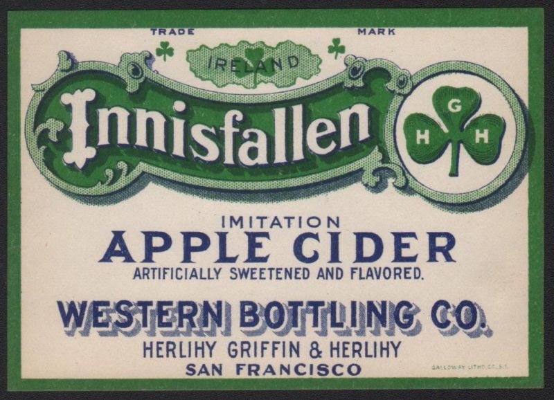 Etikett für Apfelwein VEB Kelterei / apple wine label / étiquette de ...