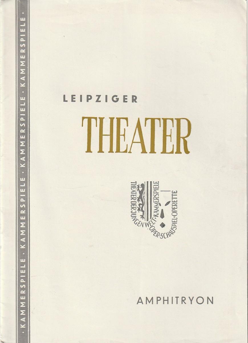 Städtische Theater Leipzig, Johannes Arpe, Ferdinand May, Sigrid Busch ...