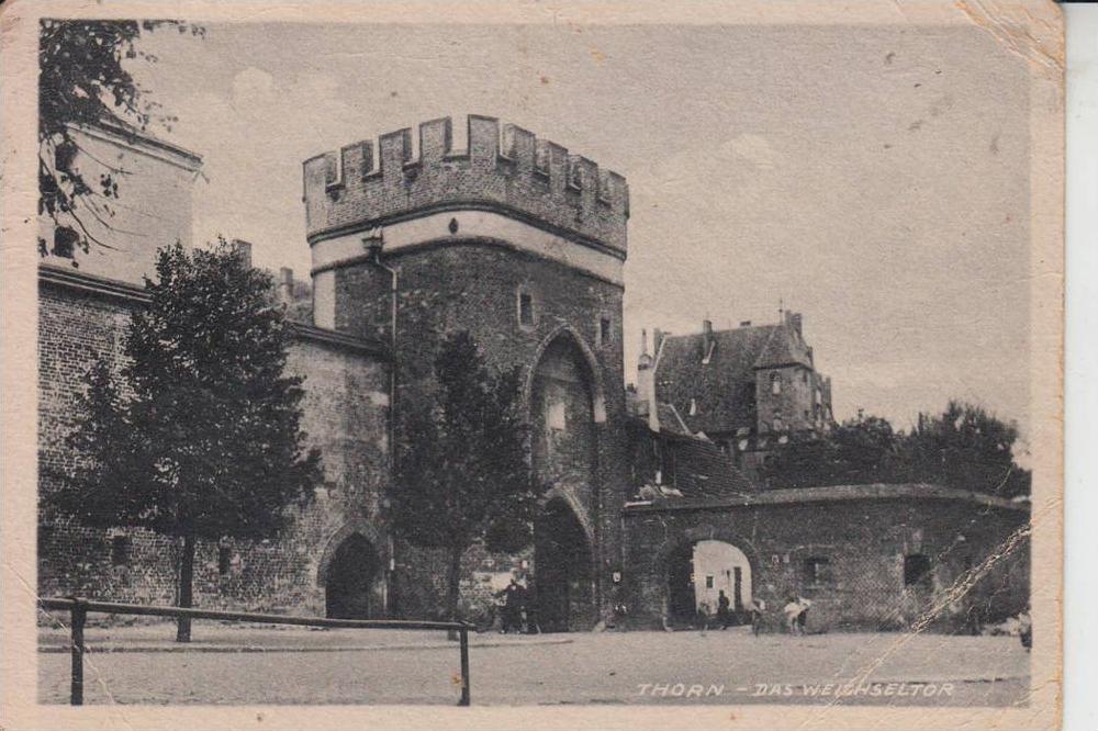 WESTPREUSSEN, THORN / TORUN, Weichseltor, 1944, Eckknick Nr. 200068489 ...