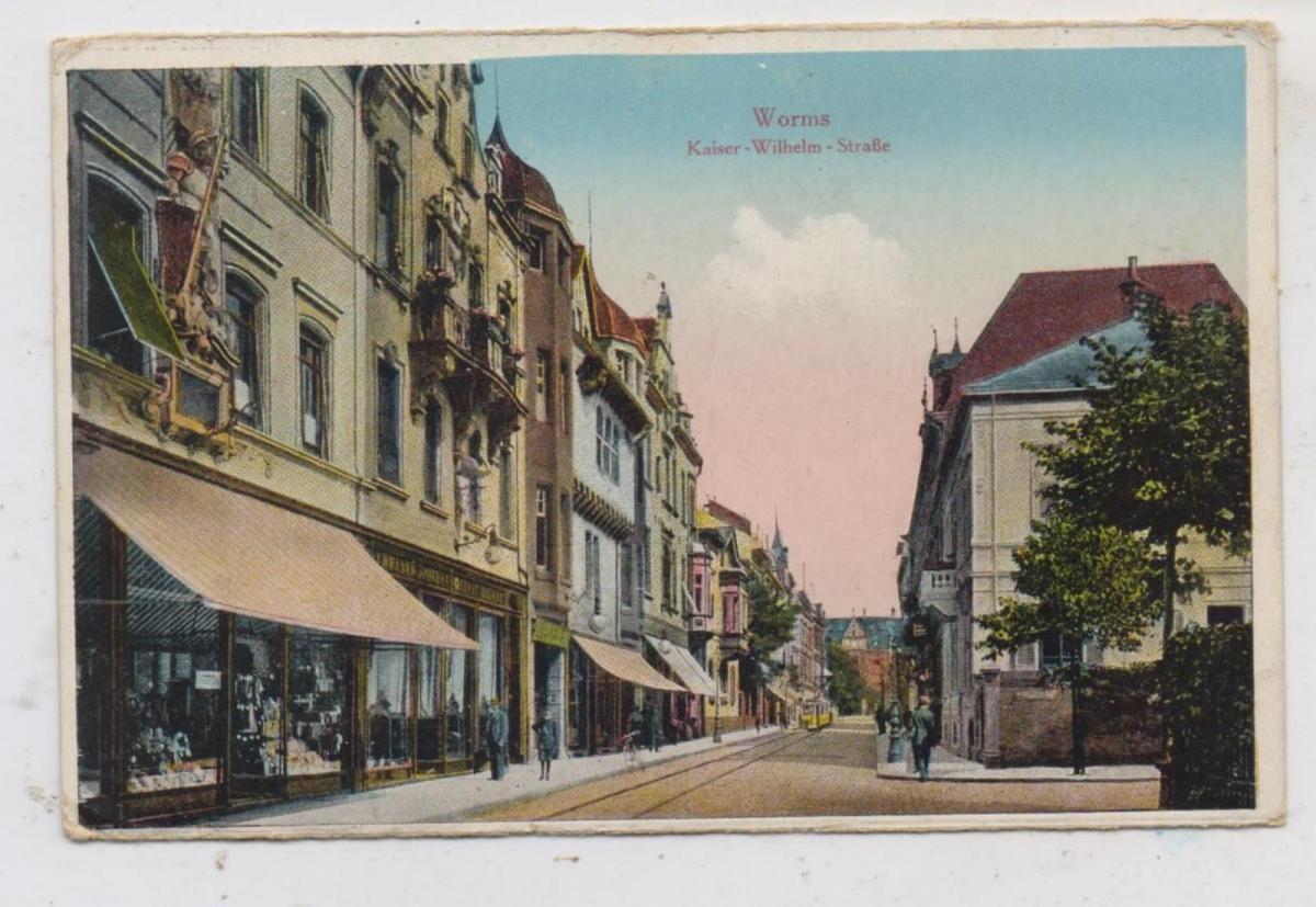 6520 WORMS, Kaiser Wilhelm Strasse.. | Ansichtskarten günstig