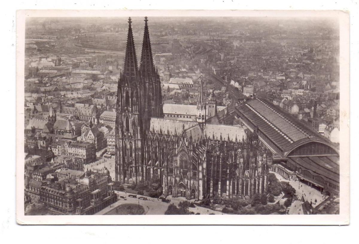 5000 KÖLN, Kölner Dom, Luftaufnahme mit Hauptbahnhof Nr. 594138646 ...