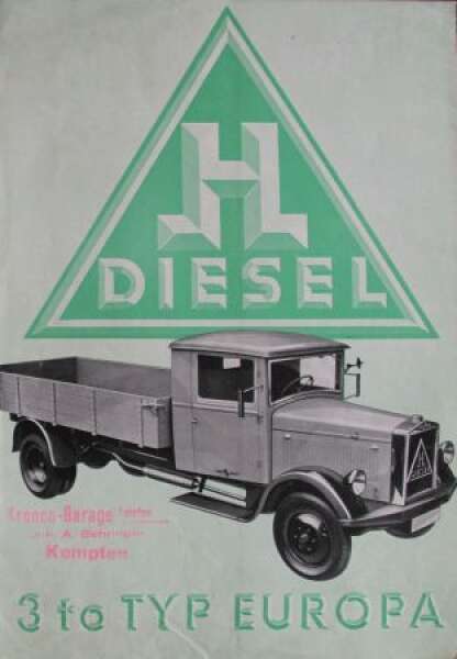 Hansa-Lloyd Spezialfahrzeuge 1936 Lastwagen-Prospekt Nr. 3736 ...