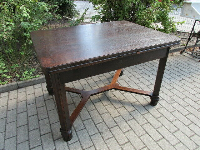 Alter Tisch Esstisch Ausziehtisch 217 cm Jugendstil Eiche um 1910 ...