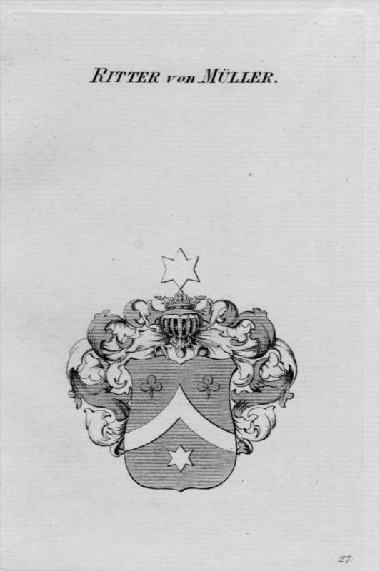 Von Müller Wappen Adel coat of arms heraldry... | oldhting.de