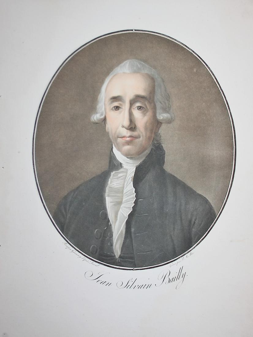 Jean Silvain Bailly - Jean Sylvain Bailly (1736-1793) Mathematiker mathematicien mathematician ...