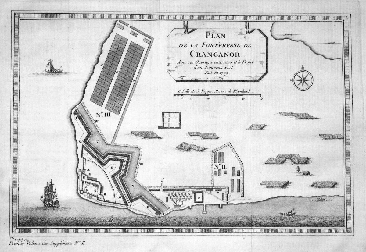Plan de la Forteresse de Cranganor - Kottapuram Kodungallur Fort ...