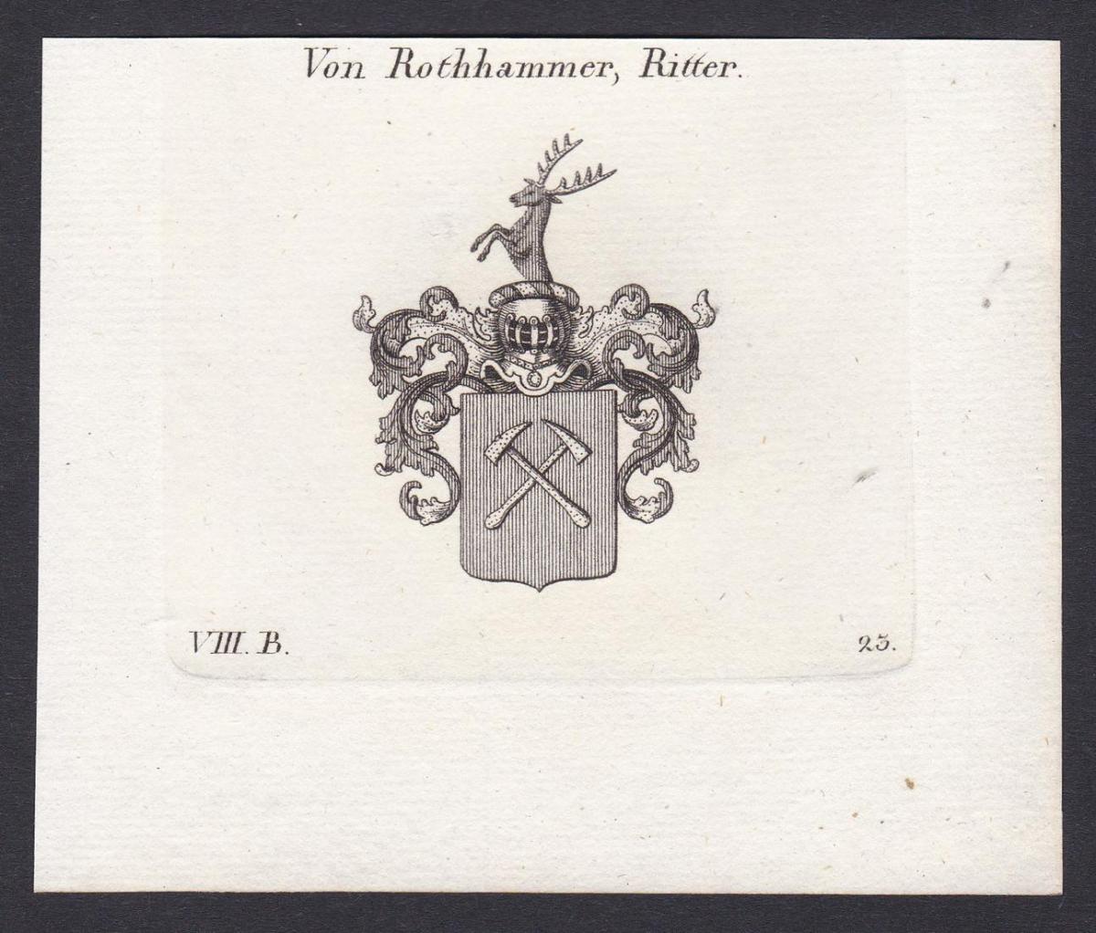 Von Rothhammer, Ritter - Rothammer Rothhammer Wappen Adel coat of arms ...