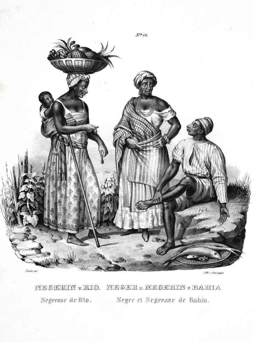 Neger aus verschiedenen Stämmen / Negres de plusieurs Tribus - Neger ...