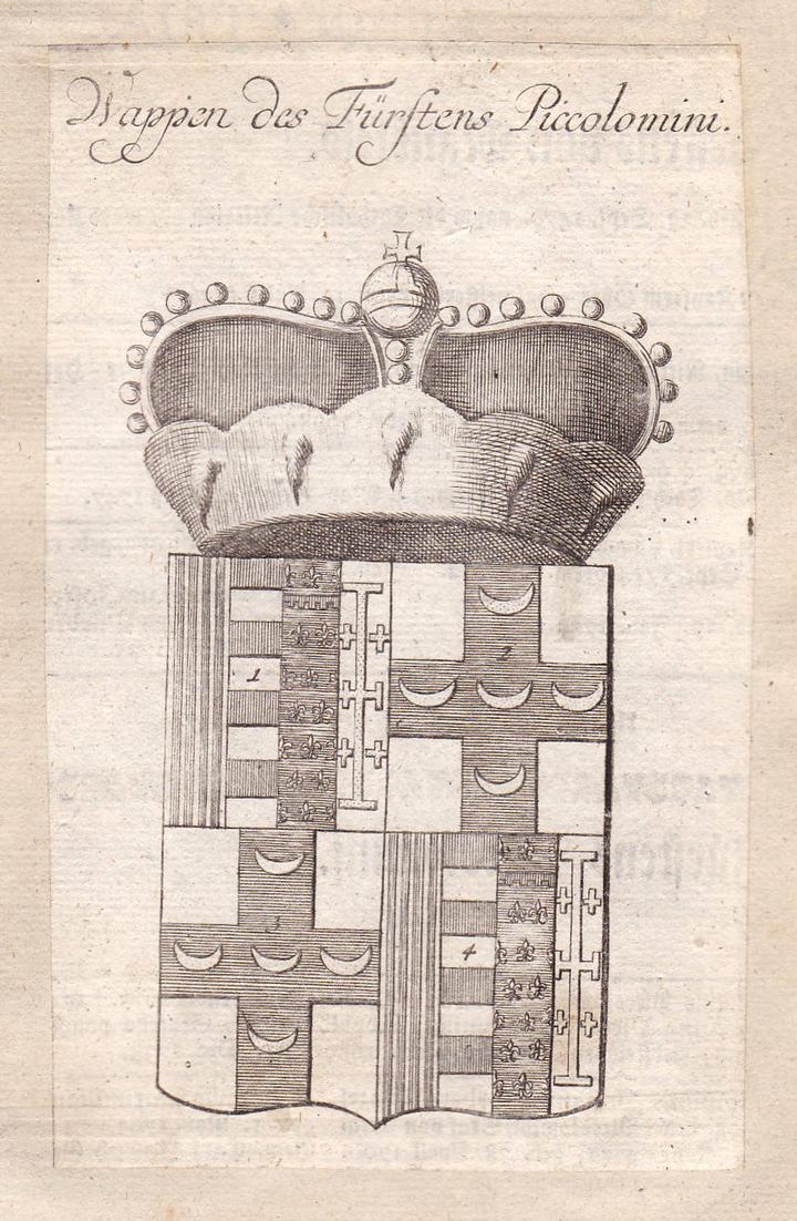 Wappen des Fürstens Piccolomini - Piccolomini... | oldhting.de