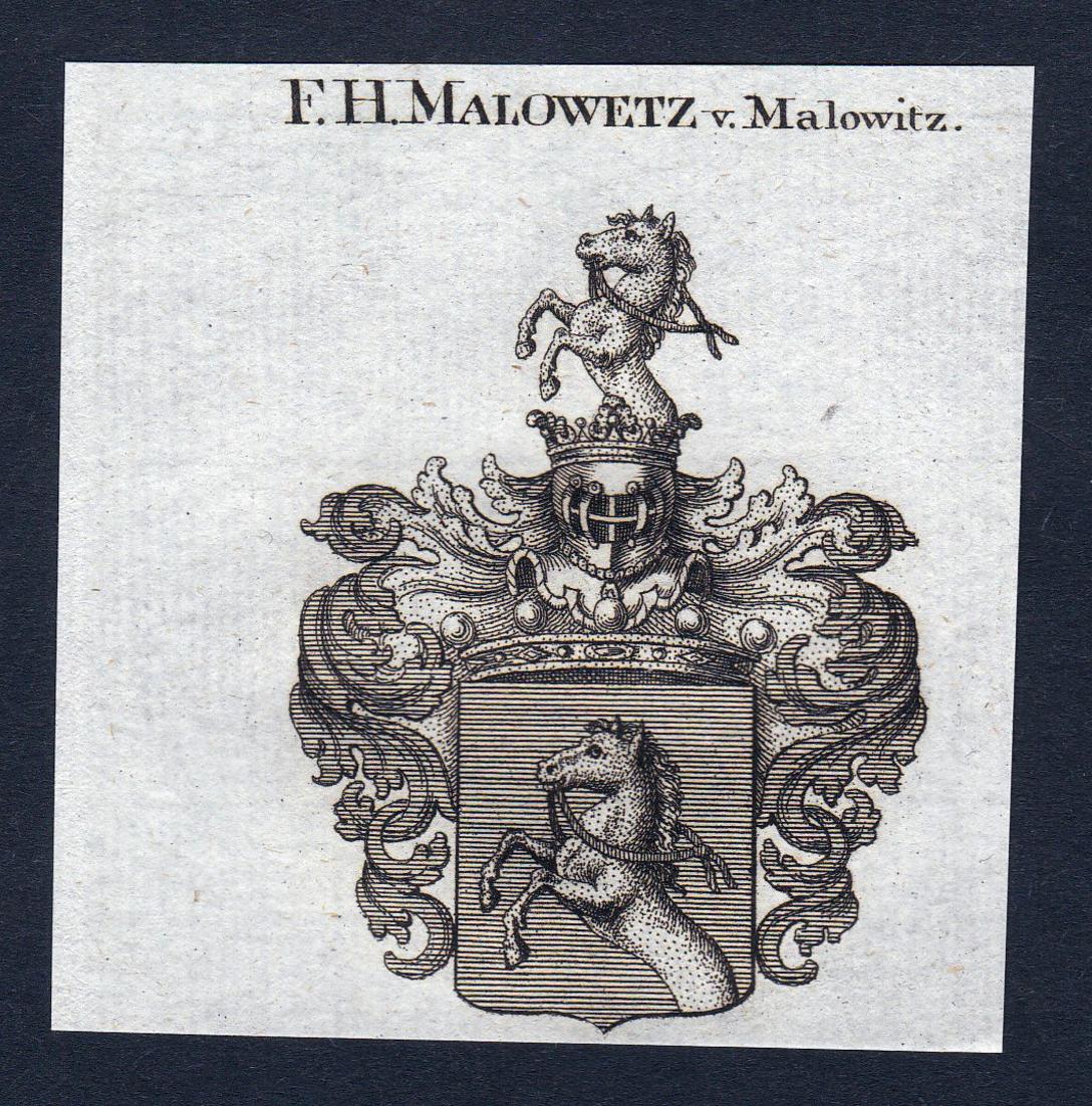 F.H. Malowetz v. Malowitz - Malowetz von Malowitz... | oldhting.de