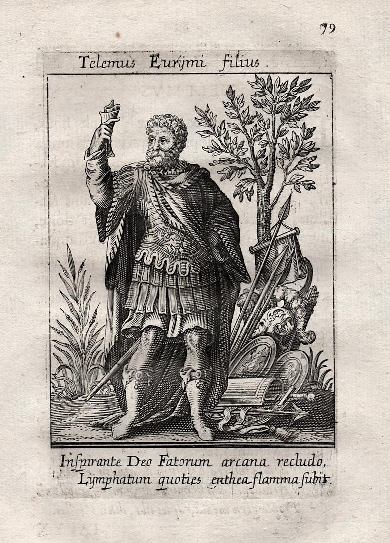 Telemus Eurymi filius - Telemus Telemos Kyklop Zyklop Cyclop prophet ...