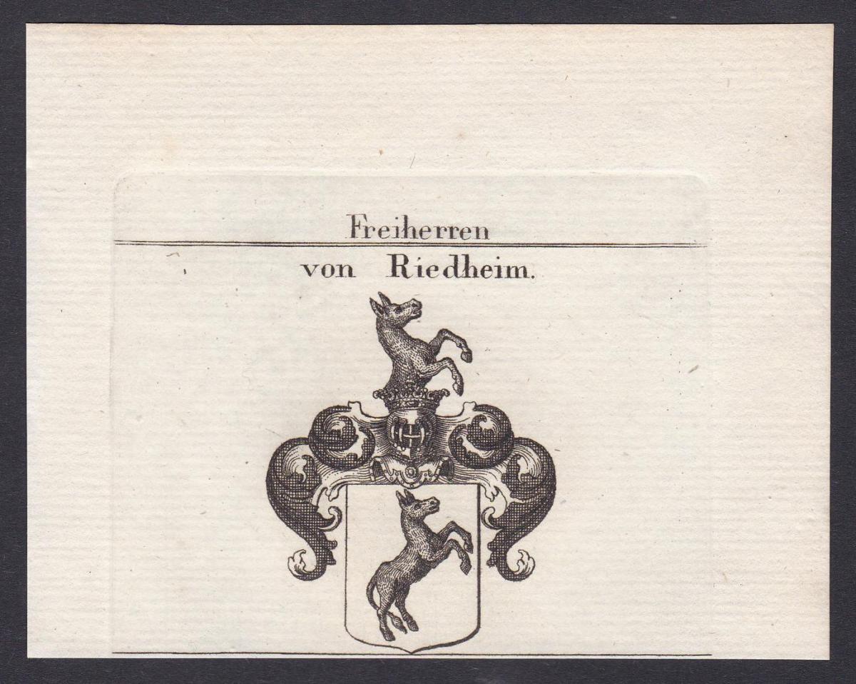 Freiherren von Riedheim - Riedheim Bayern Schwaben Wappen Adel coat of ...