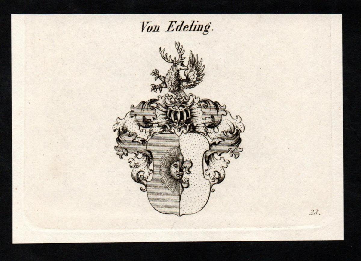 Von Edeling. - Edling Edeling Wappen coat of arms Adel Heraldik ...