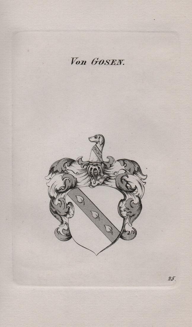 Von Gosen - Wappen coat of arms Heraldik heraldry Nr. 1412553578 ...