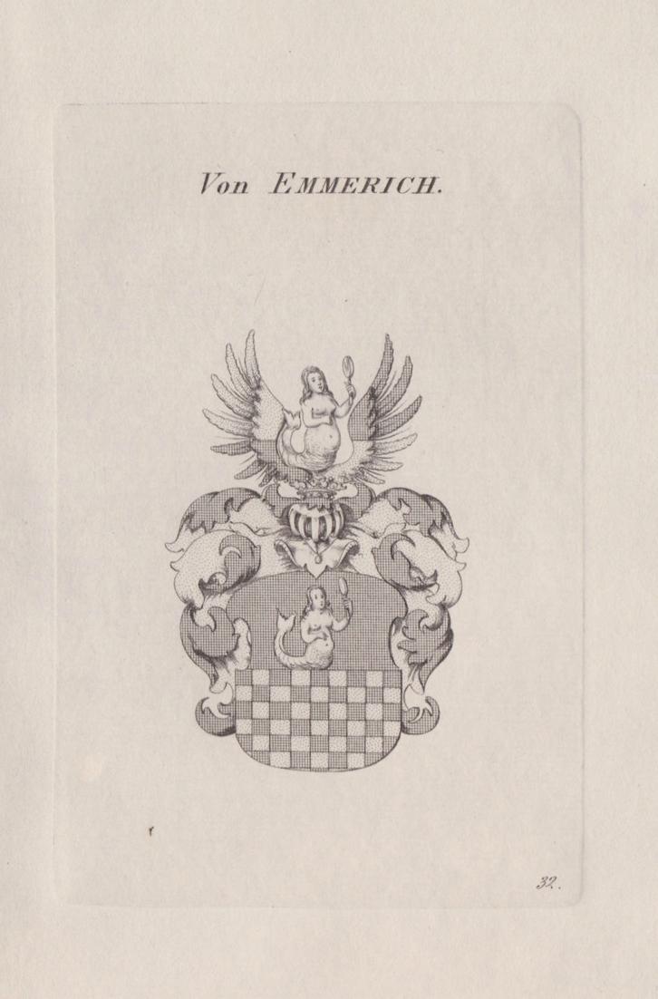 Von Emmerich - Wappen coat of arms Heraldik heraldry Nr. 1412550953 ...