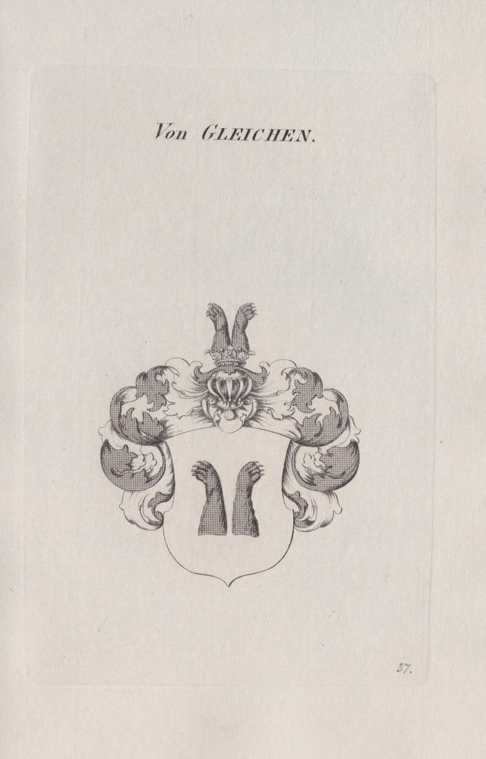 von Gleichen - Wappen coat of arms Heraldik heraldry Nr. 1412550854 ...