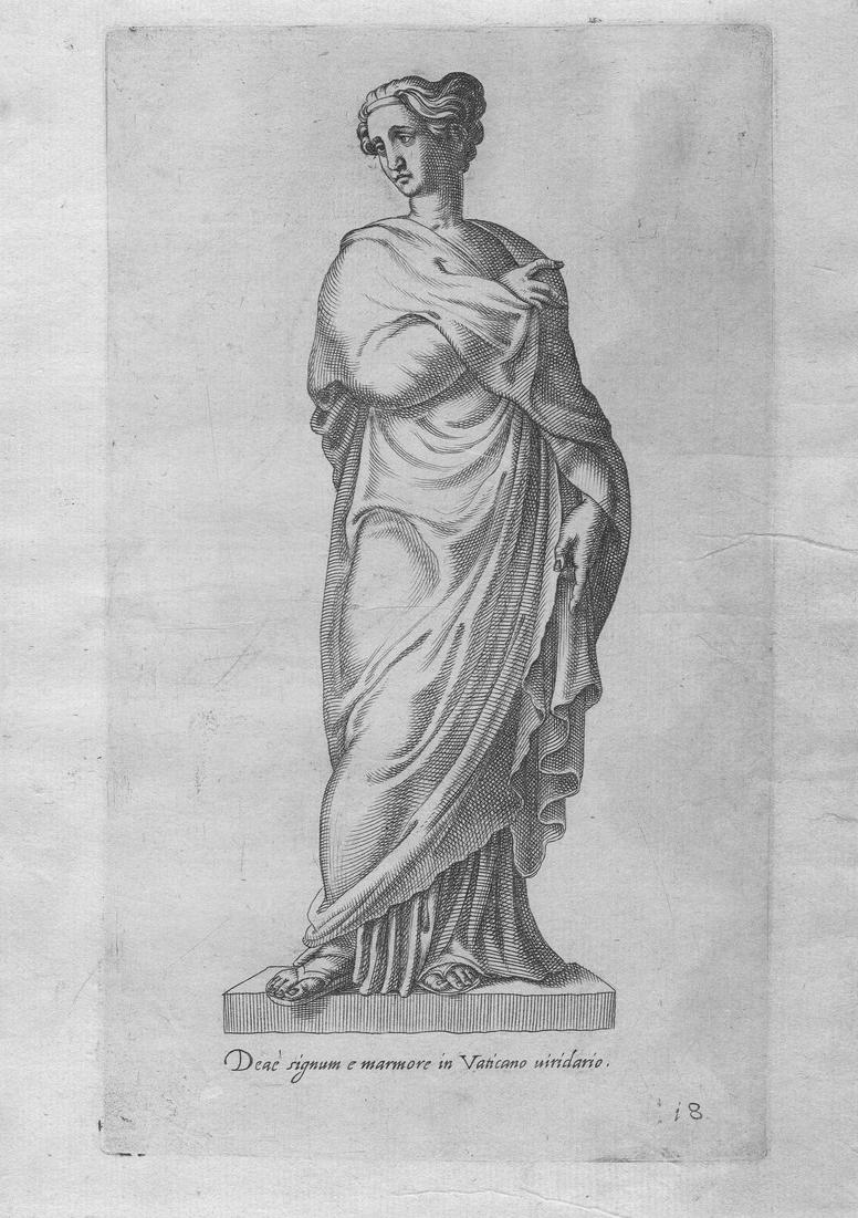 Deae signum e marmore in Vaticano uiridario. - Bona Dea Ancient Rome ...