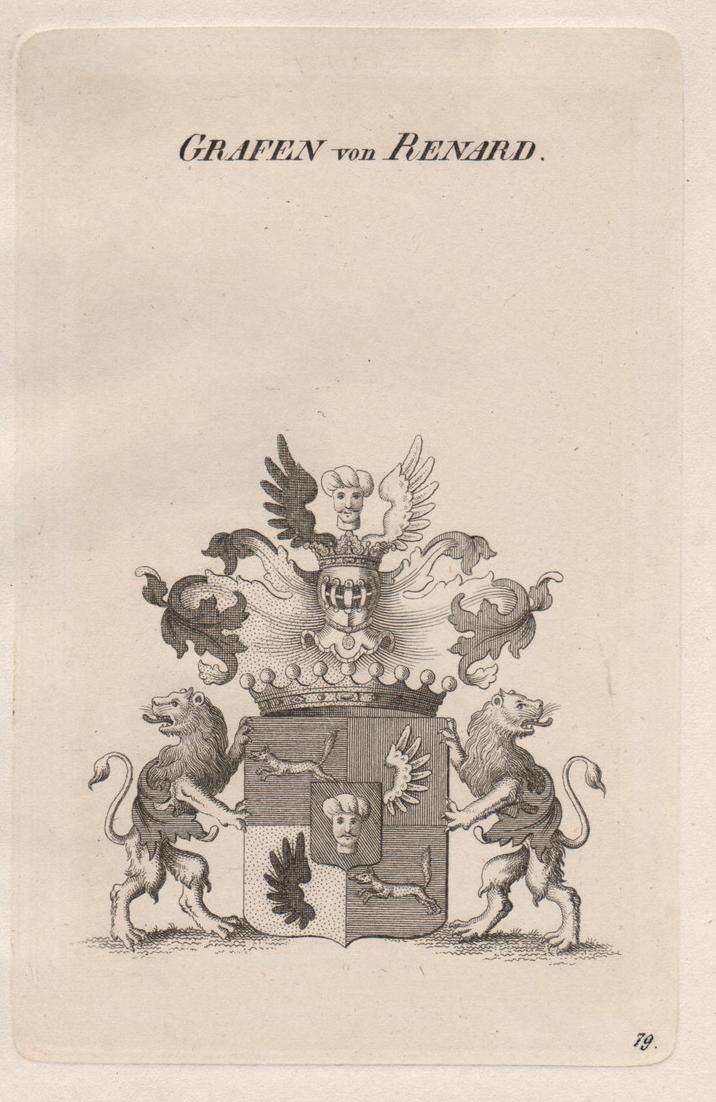 Grafen von Renard - Renard Wappen Adel coat of arms Heraldik heraldry ...