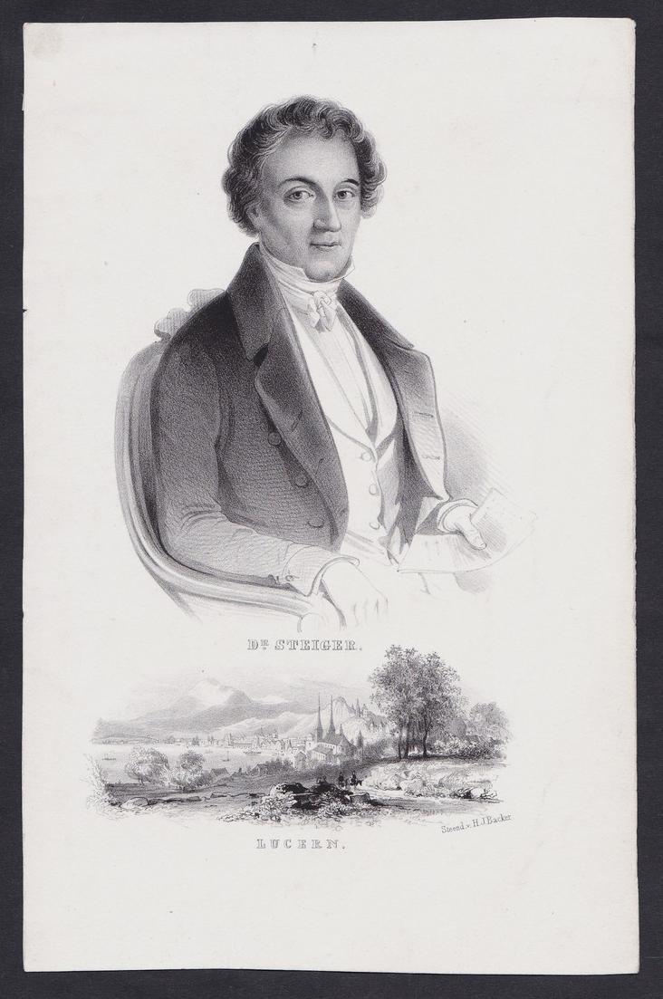Dr. Steiger. Luzern. - Jakob Robert Steiger Arzt... | oldhting.de