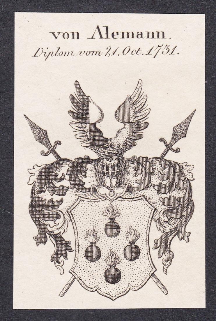 von Alemann - Wappen coat of arms Nr. 1413240437 - oldthing: Sonstige ...