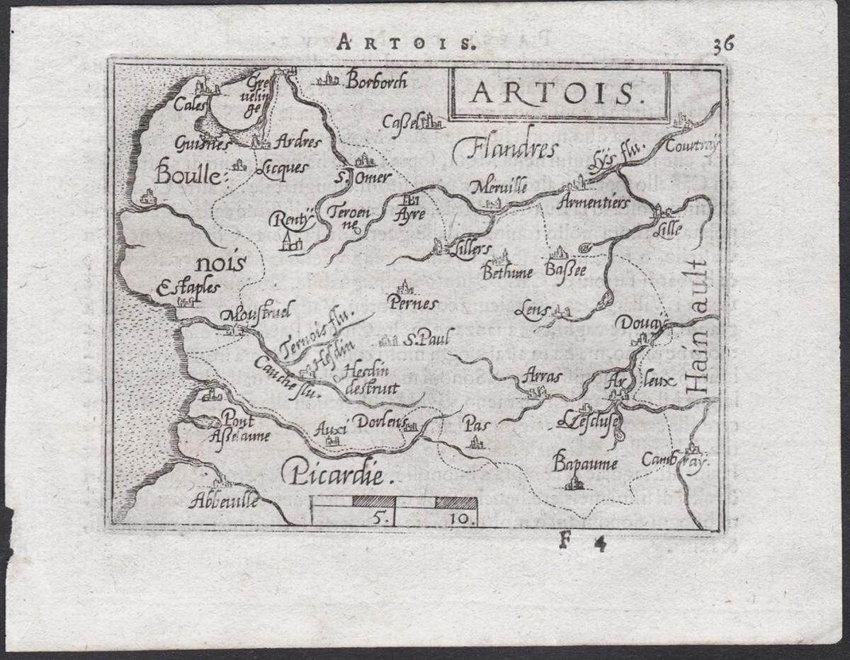 Artois - Artois Pas-de-Calais carte Karte map / Atlas / Epitome ...