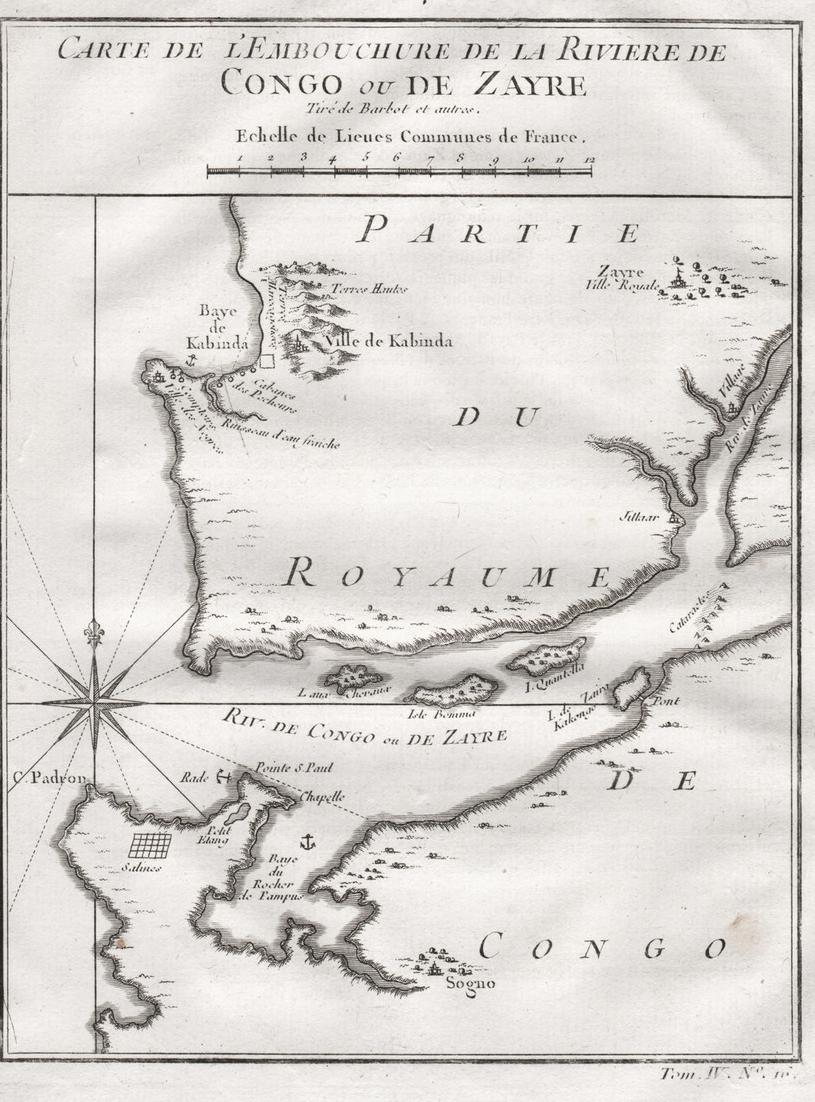 Carte de l'Embouchure de la Riviere de Congo ou... | oldhting.de