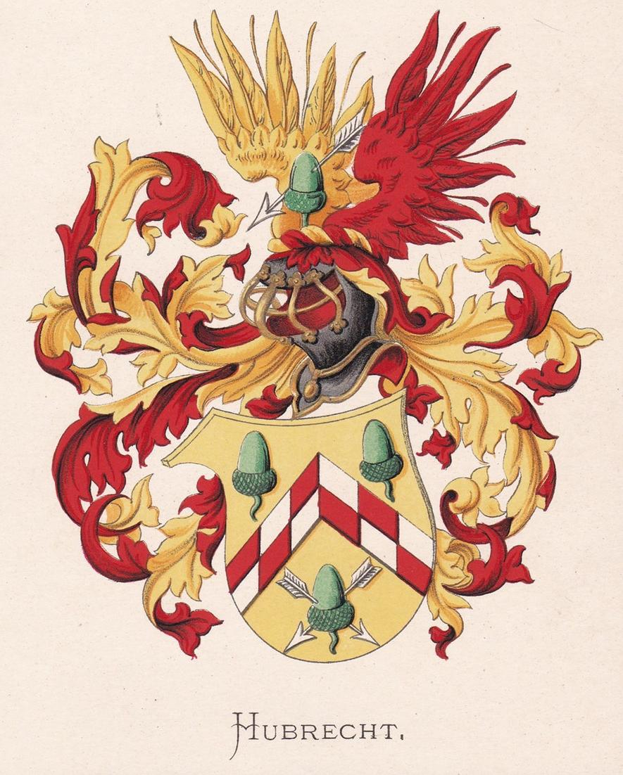 Hubrecht - Wappen coat of arms heraldry Heraldik blason Wapen Nr ...