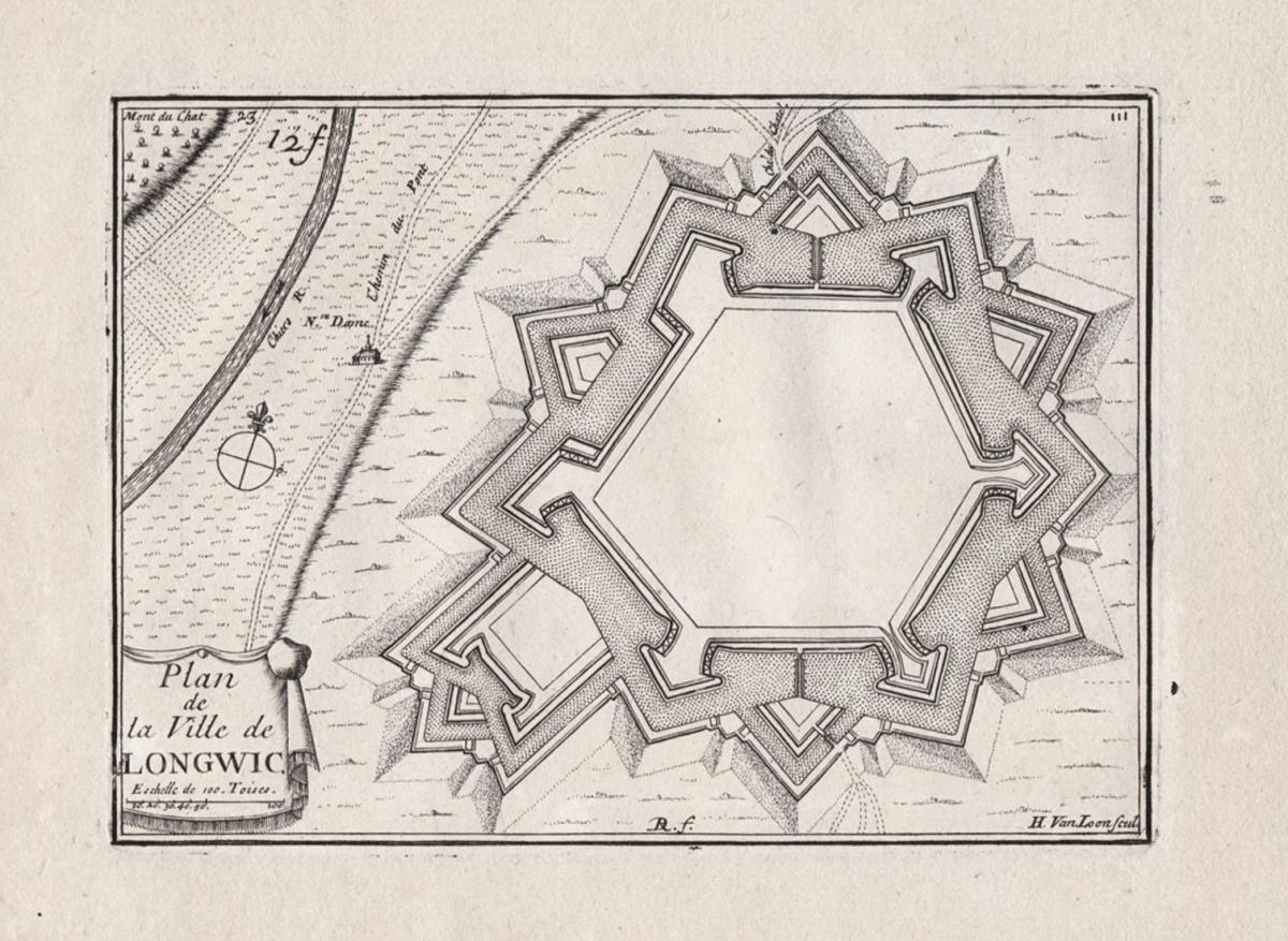 Plan de la Ville de Lonwi - Longwy Meurthe-et-Moselle Lorraine ...