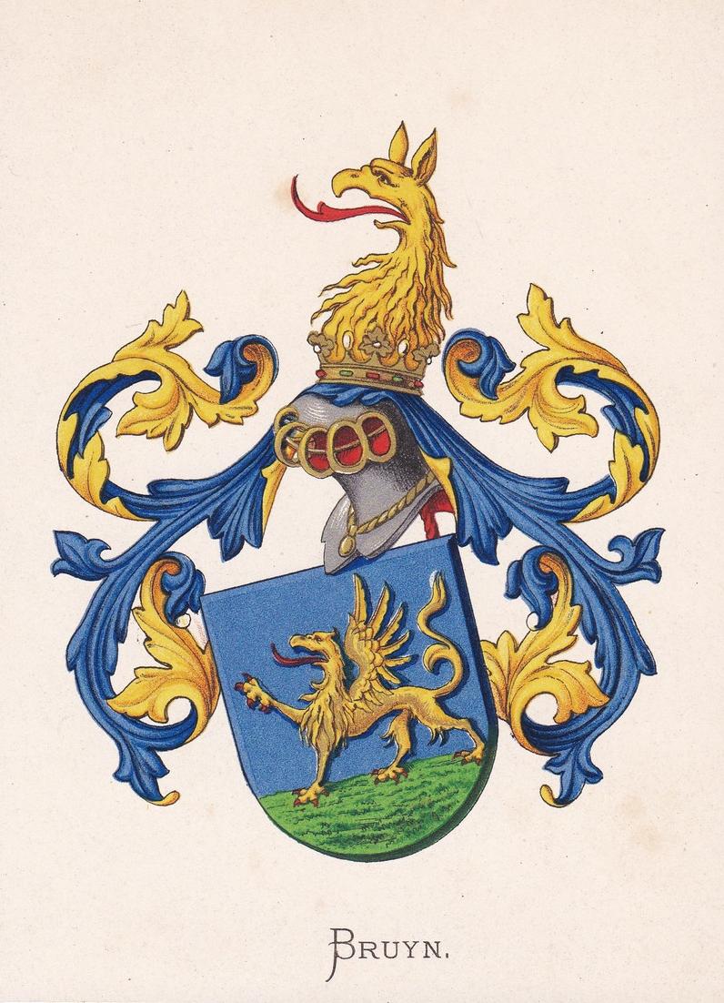 Bruyn - Wappen coat of arms heraldry Heraldik blason Wapen Nr ...