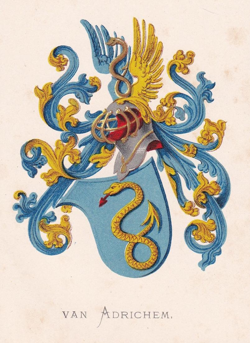 Van Adrichem - Wappen coat of arms heraldry Heraldik blason Wapen Nr ... Van Adrichem - Wappen coat of arms heraldry Heraldik blason Wapen Nr ...
