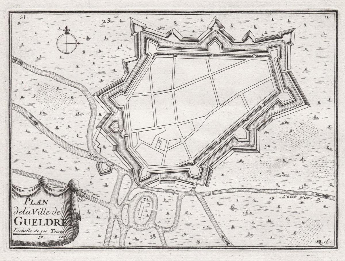 Plan de la Ville de Gueldre - Geldern Nordrhein-Westfalen Stadtplan ...