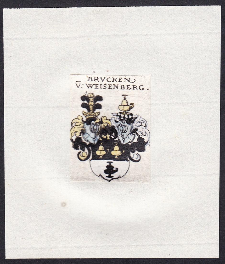 Brvcken v: Weisenberg - Brucken v: Weisenberg Wappen Adel coat of arms ...