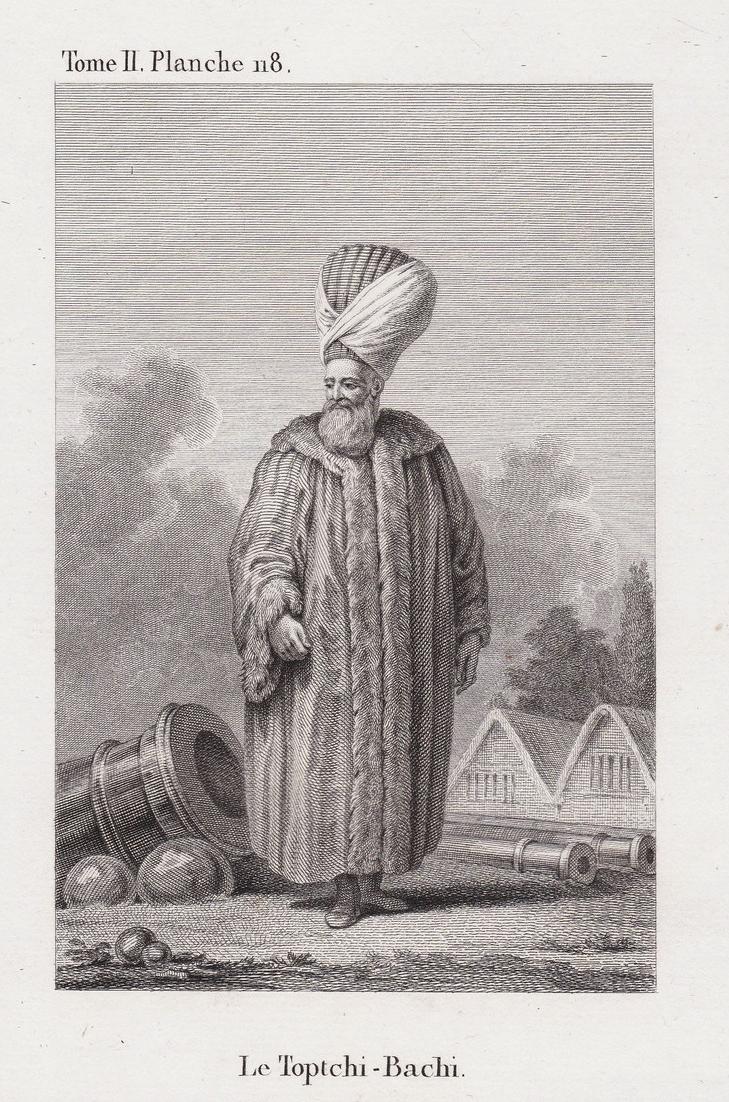 Le Topchi-Bachi - Topcu basi artillery Uniform uniforms Ottoman Empire ...