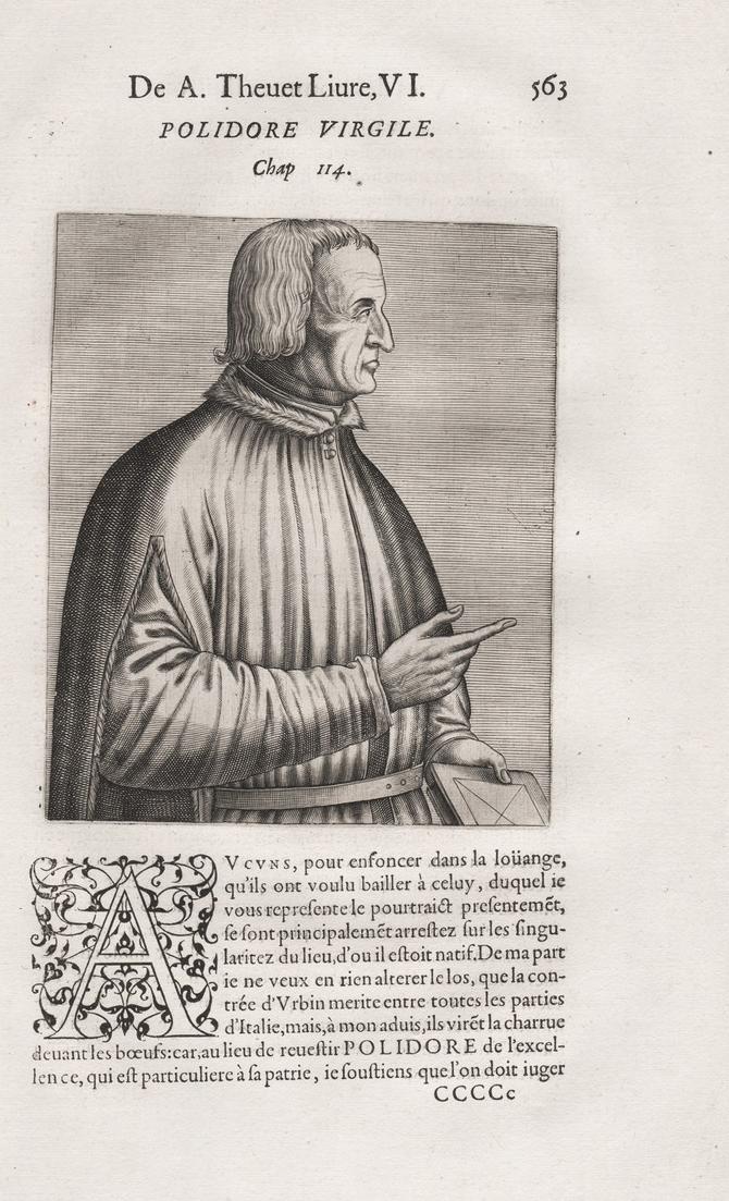 Polidore Virgile - Virgil (70-19 BC) Vergil Roman Poet Römischer ...