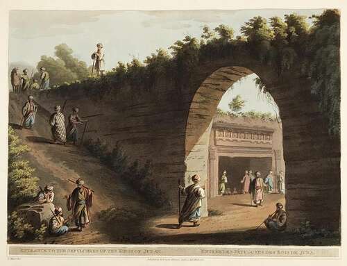 Entrance to the sepulchres of the Kings of Judah - Jerusalem Tombs of ...