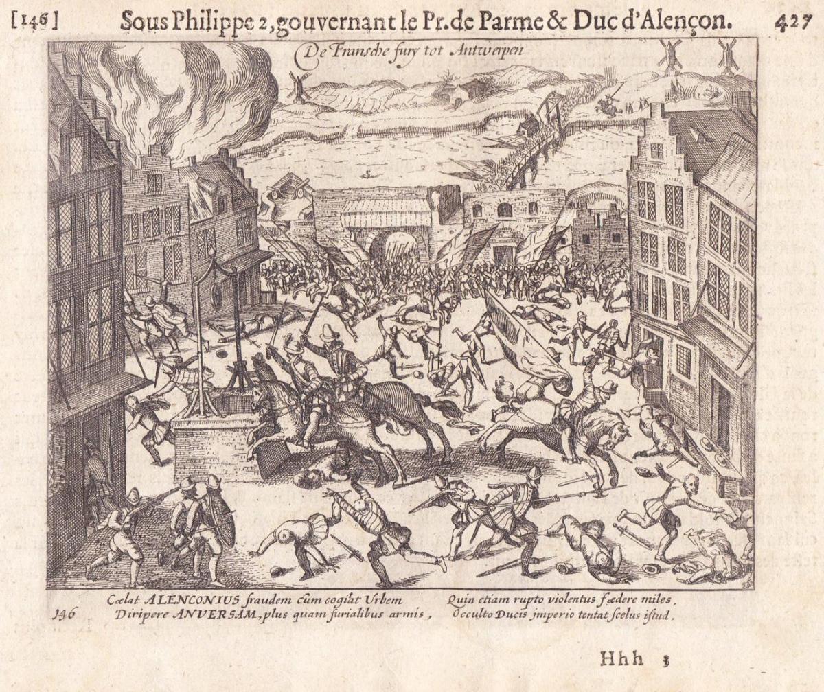 De Fransche fury tot Antwerpen - Antwerpen Anvers... | oldhting.de