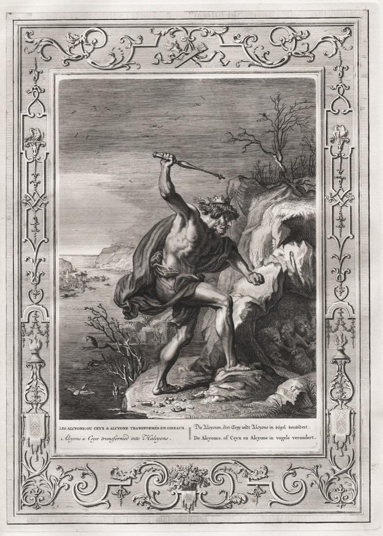 Les Alcyons; ou Ceyx et Alcyone transformés en oiseaux. / Die Alcyonen ...