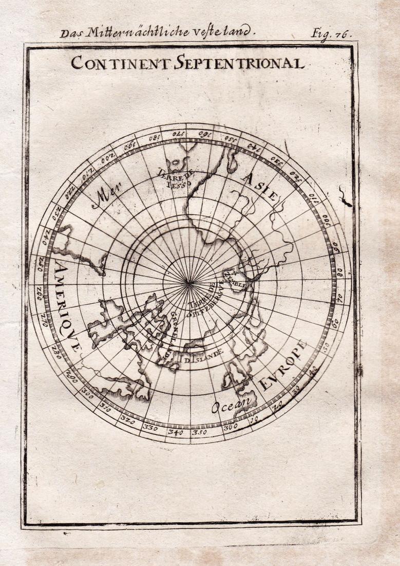 Continent Septentrional - Northern World Arctica America Asia Europe ...