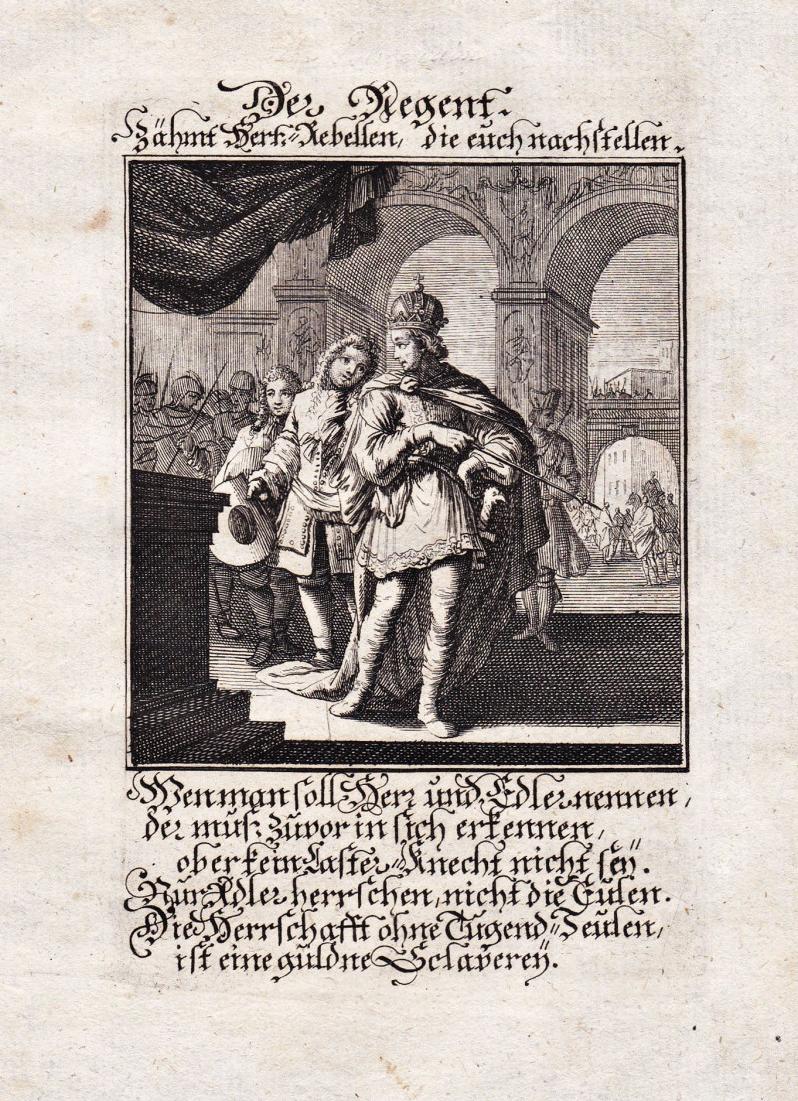 Der Regent - Regent ruler Herrscher König Kaiser emperor king Roi Beruf ...