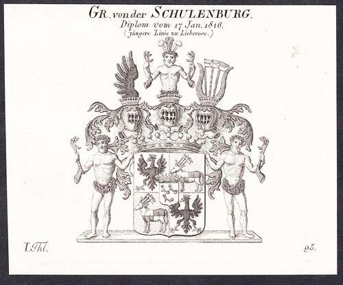Gr. von der Schulenburg - Wappen coat of arms Nr. 1803662083 - oldthing ...