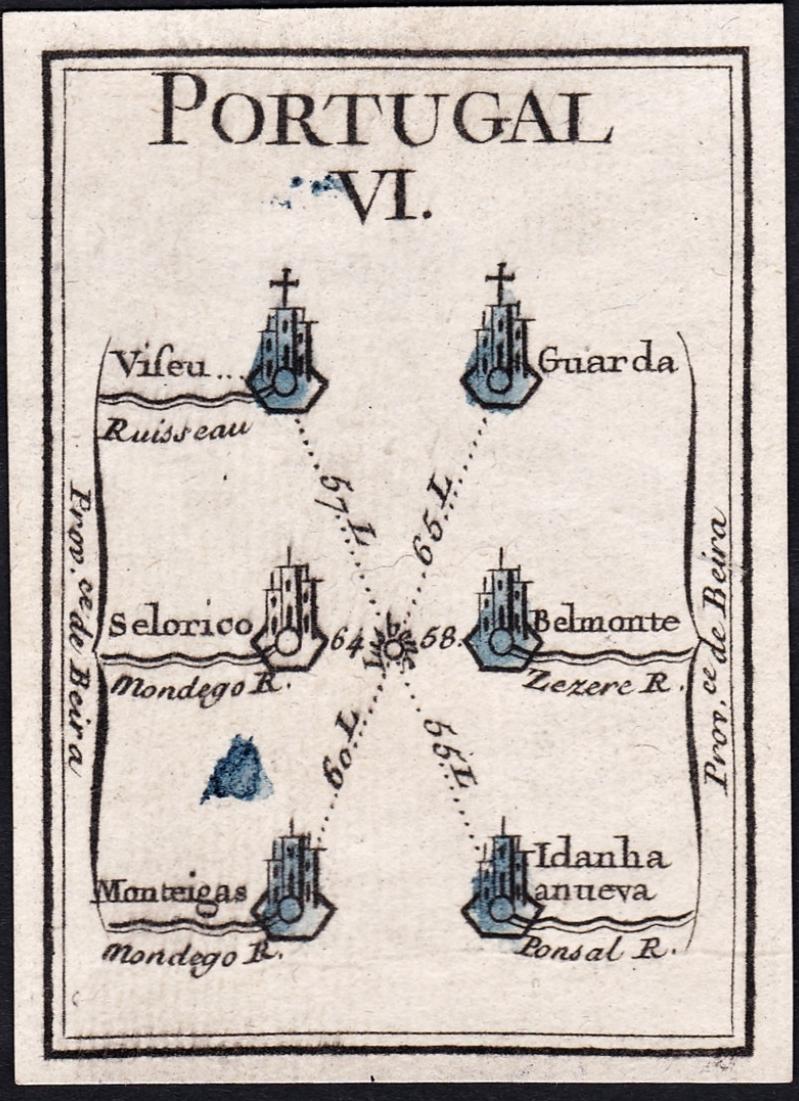 Portugal VI - Beira / Portugal / Karte map mapa | oldhting.de