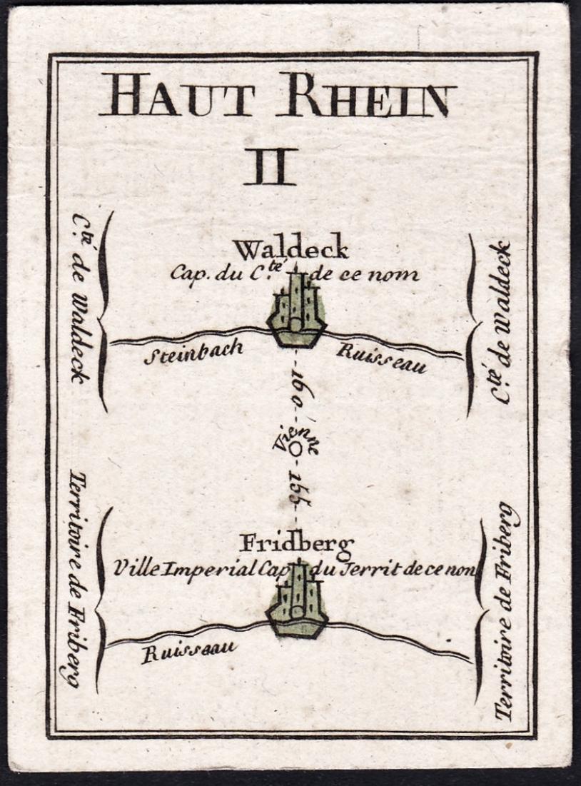 Haut Rhein II - Waldeck Friedberg / Hessen / Deutschland / Karte map ...