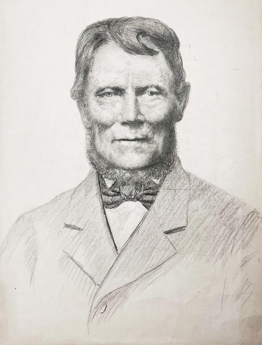 (Porträt eines Bauern) - Mann man Bauer farmer / Norddeutschland ...