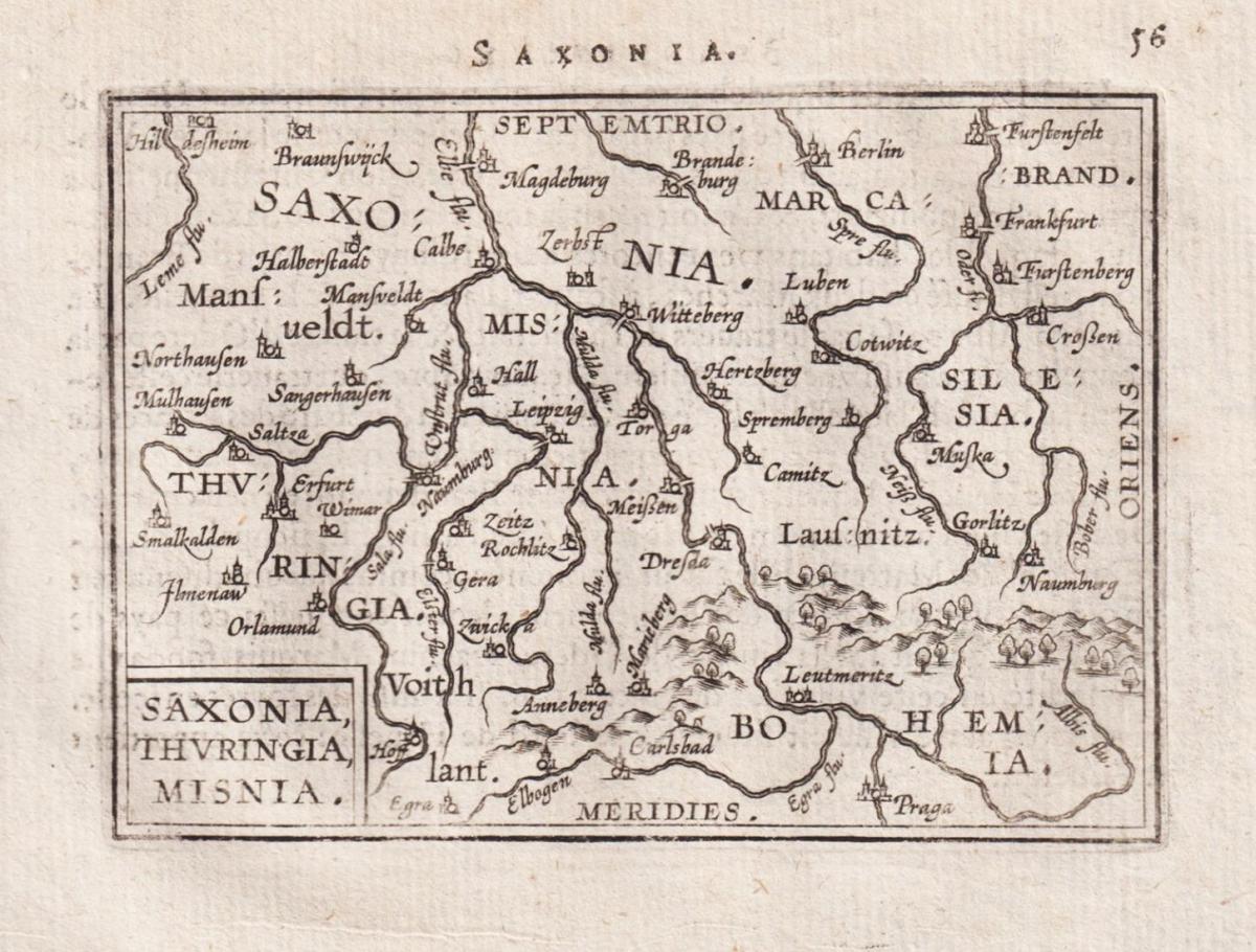 Saxonia / Saxonia Thuringia Misnia - Sachsen... | oldhting.de