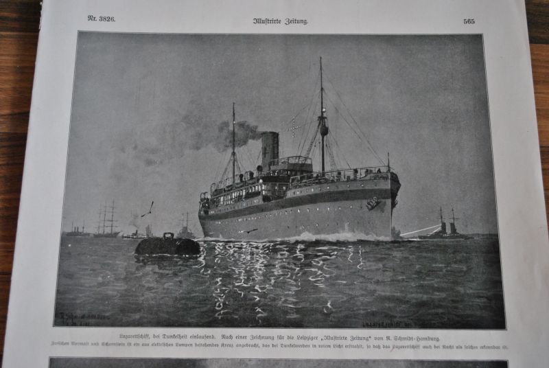 Seeschlacht vor dem Skagerrak XL Kunstdruck von 1916, Claus Bergen ... Seeschlacht vor dem Skagerrak XL Kunstdruck von 1916, Claus Bergen ...
