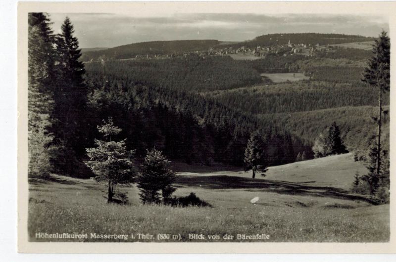 Karte Thüringer-Wald Ansichtskarte Gehren Masserberg 1962 Nr. 57557 ...