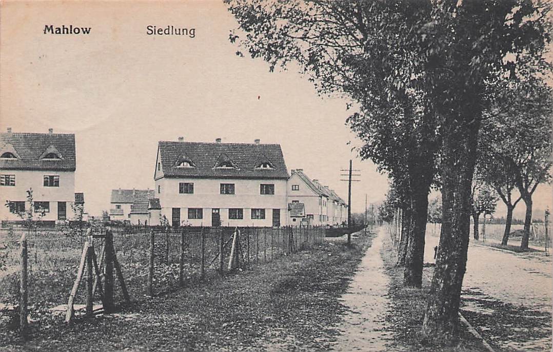 alte orig. AK Mahlow b Blankenfelde Siedlung Häuser 1930 Vorkrieg Nr. 00368 - oldthing ...