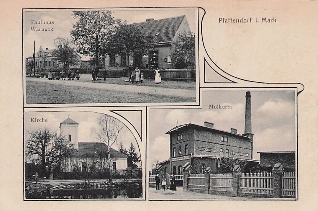 alte orig. AK Pfaffendorf i. Mark b.. | Ansichtskarten günstig