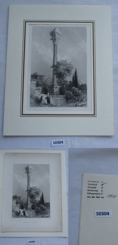 alter Stich - Column of Marcian - Time of the... | oldhting.de