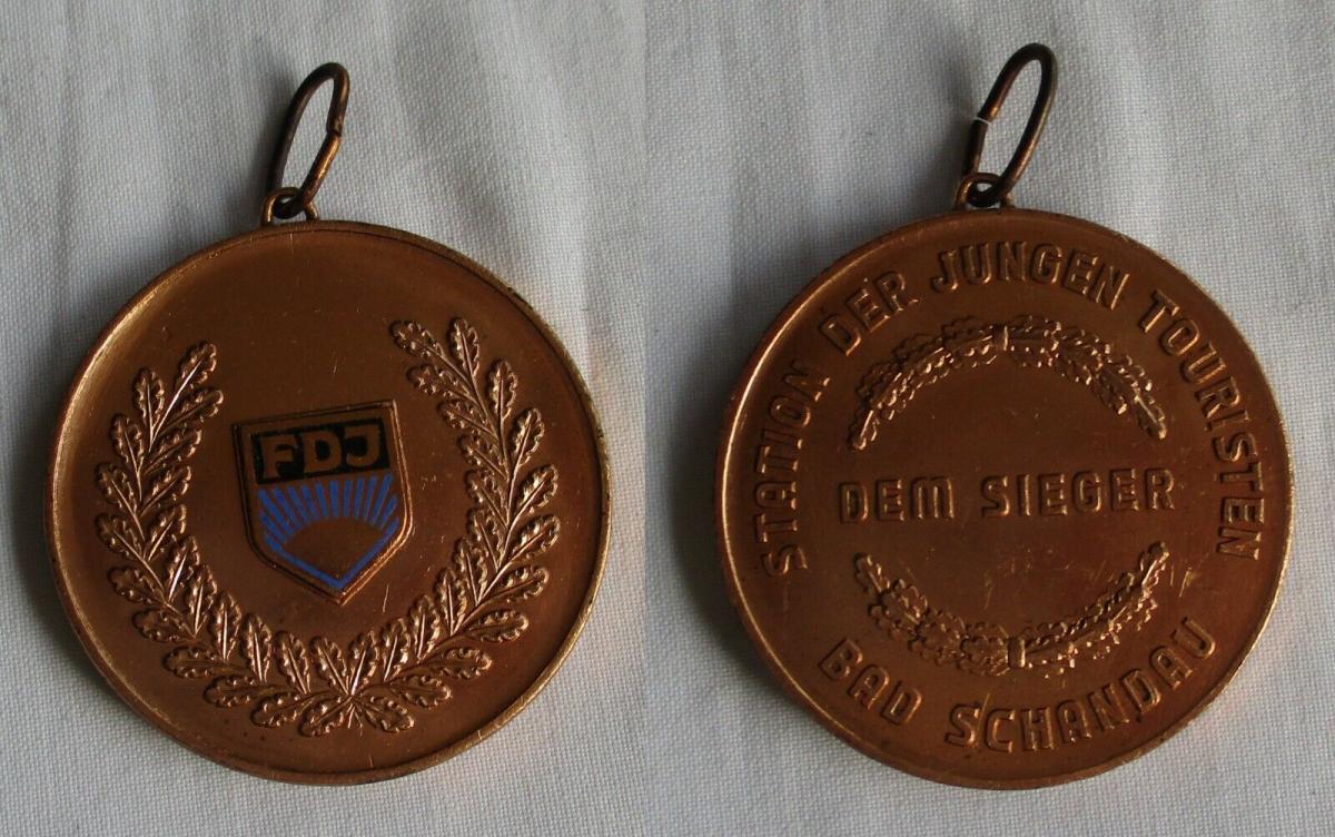DDR Medaille FDJ Station der jungen Touristen Bad... | oldhting.de